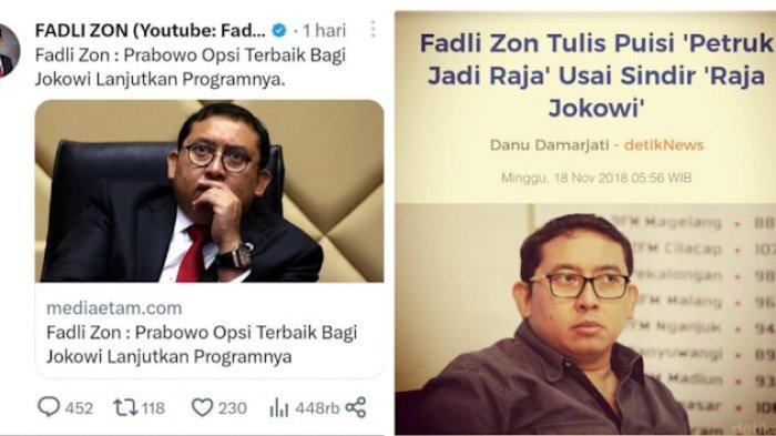 Lain Dulu Lain Sekarang, Kini Fadli Zon Sebut Prabowo Paling Tepat untuk Lanjutkan Program ...