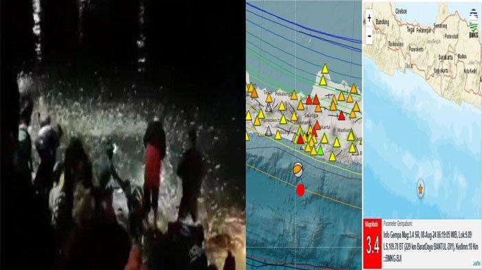 USAI Gempa Guncang Laut Yogyakarta, Kini Muncul Fenomena Jutaan Ikan ...