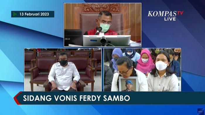 Vonis Hukuman Mati Ferdy Sambo lebih Tinggi dari Tuntutan Jaksa yang Cuma Seumur Hidup - Tribun ...