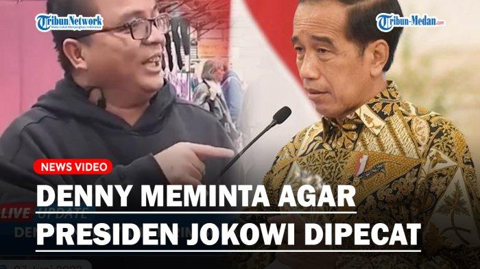 Denny Indrayana Minta agar Presiden Jokowi Dipecat, Kirim Surat Terbuka ke Pimpinan DPR RI ...