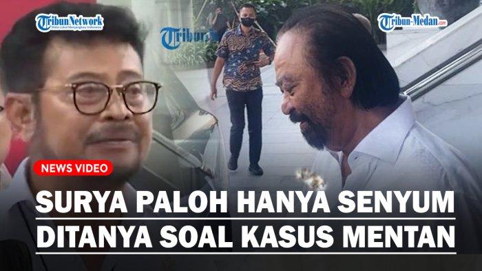 Surya Paloh Hanya Tersenyum Ditanya Soal Kasus Dugaan Korupsi Syahrul Yasin Limpo: Nanti, Nanti ...