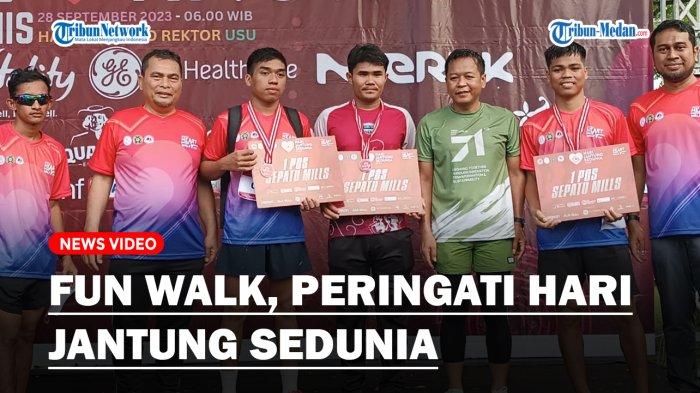 Peserta Berlari di Fun Run dan Fun Walk, Peringati Hari Jantung Sedunia ...
