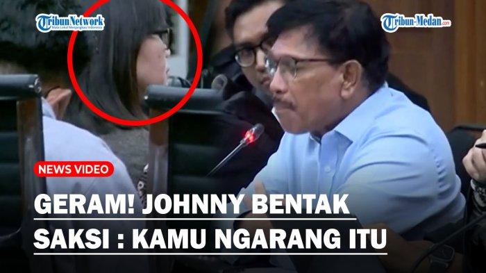 GERAM! Johnny G Plate Bentak Sespri Bantah Soal Pemberian Uang Rp 500 Juta Per Bulan - Tribun ...