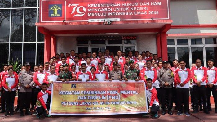 Gandeng TNI POLRI, Lapas Pancur Batu Gelar Kegiatan FMD - Tribun-medan.com