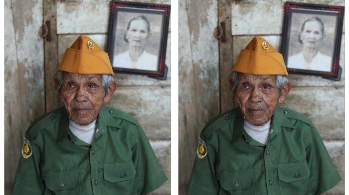 SOSOK Gendong Bancin Veteran Pejuang 45 Berusia 100 Tahun, Masih ...