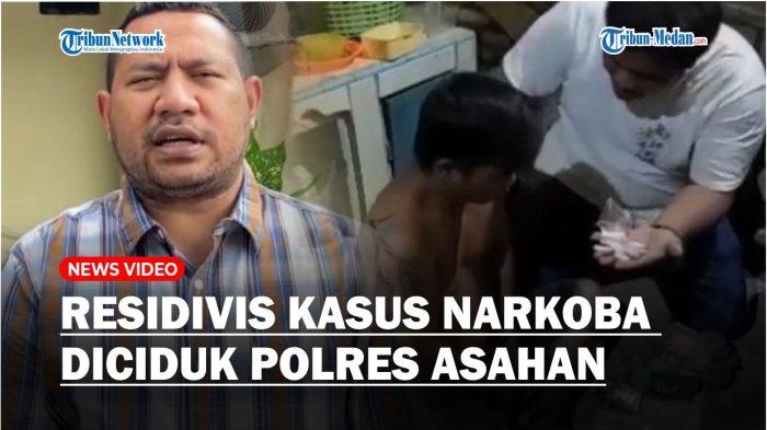 Residivis Kasus Narkoba Lindung Siregar Diciduk Polres Asahan saat Gelar GKN di Kota Kisaran ...