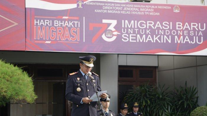 Upacara Peringatan Hari Bhakti Imigrasi ke-73 Tahun 2023 Digelar Terpusat di Kantor Imigrasi ...
