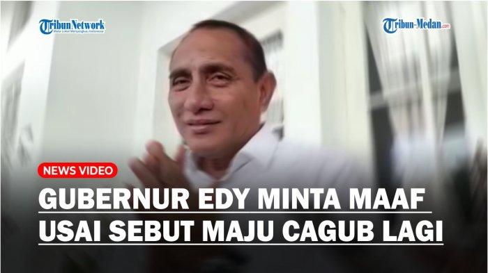 Gubernur Edy Rahmayadi Minta Maaf ke Warga Sumut Usai Lantang Sebut Maju Cagub Lagi - Tribun ...
