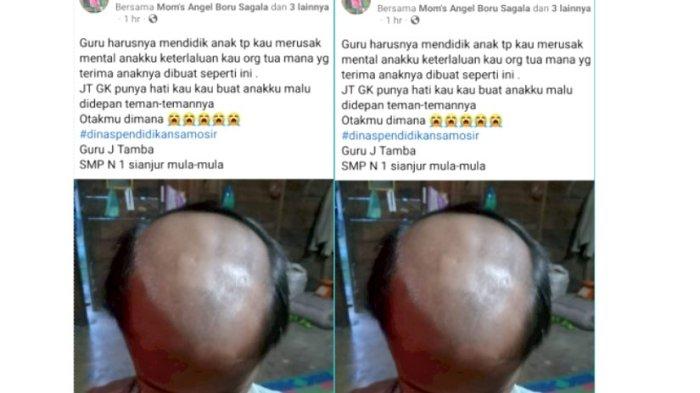 VIRAL Siswa di Samosir Dipangkas Asal-asalan Mirip Darto Helm, Orangtua ...