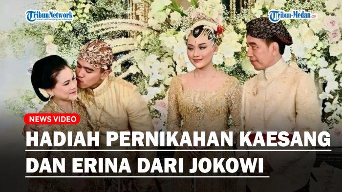 HADIAH Pernikahan Kaesang Pangarep dan Erina Gudono dari Presiden Jokowi Bikin Awak Media ...