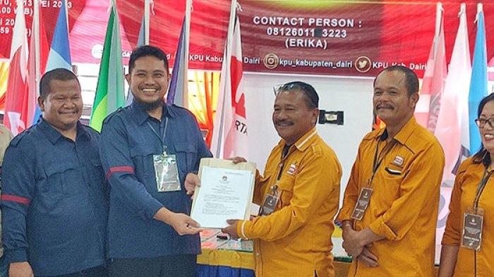 Partai Hanura Daftarkan Bacaleg ke KPU Dairi, Targetkan 8 Kursi, Sebut Dapil 1 Sebagai Dapil ...