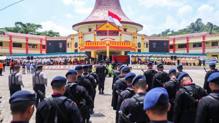 Kapolda Sumut Meresmikan Gedung Satya Haprabu Mako Kompi 4 Batalyon C Sat Brimob - Tribun-medan.com