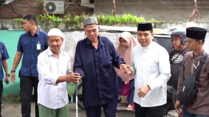 Hari Kedua Kampanye, Cawagub Hasan Basri Sagala Temui Tuna Netra di Medan - Tribun-medan.com