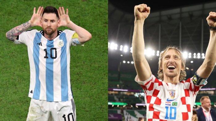 Head to Head Lionel Messi Vs Luka Modric Jelang Argentina Vs Kroasia ...