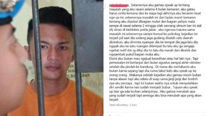 INILAH TAMPANG Bripda AA yang Aniaya Pacarnya Selama 6 Bulan, Kini ...