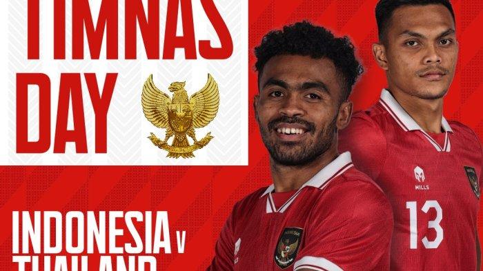 NONTON Live Streaming Gratis Timnas Indonesia vs Thailand Jam 16.30 WIB, Akses di Sini Linknya ...