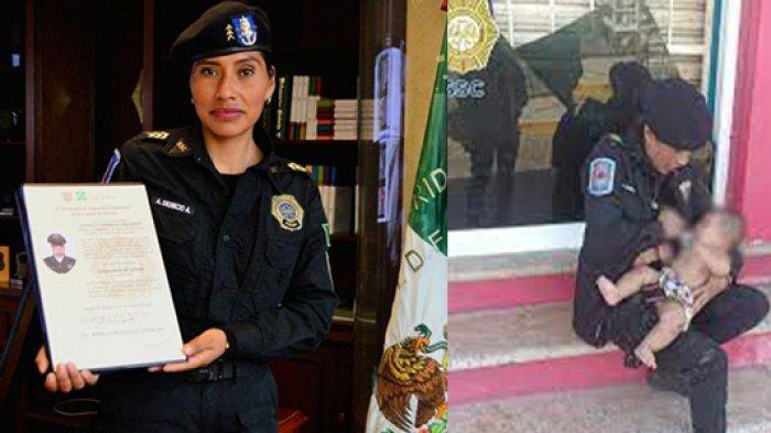 Sosok Arisbeth Dionisio Polwan yang Naik Pangkat Setelah Menyusui Bayi ...