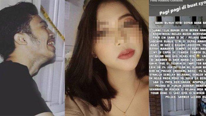 TAMPANG Suami yang Gorok Mama Muda di Depan 2 Bayinya, Akun Medsos Langsung Diserbu Netizen ...