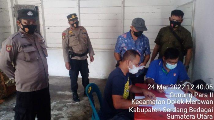 Wakapolsek Dolok Merawan Ipda Budi Santoso Tinjau Giat Tahapan Pilkades ...