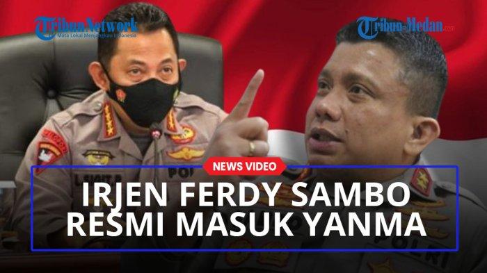 IRJEN FERDY SAMBO Masuk Yanma Sehabis Diperiksa Pakai Seragam Jenderal ...