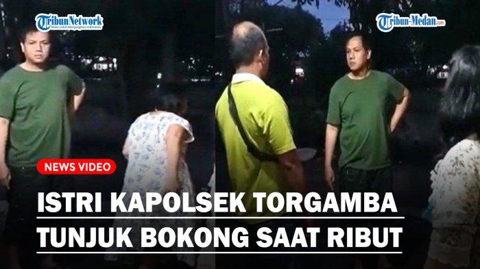 Istri Kapolsek Torgamba Tunjukkan Bokong saat Mengamuk, Bawa Sapu Usir Anggota Suami - Tribun ...