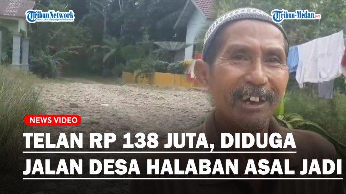 DIDUGA Asal Jadi, Pengerasan Jalan Dusun di Desa Halaban Kabupaten ...