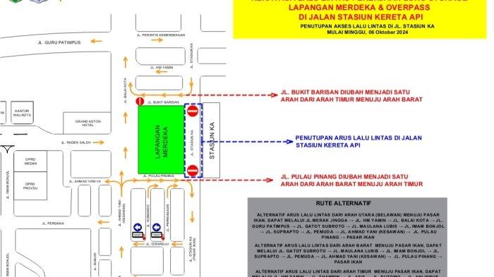Peralihan Arus Lalu lintas di Medan Dalam Waktu Dekat, Jalan Stasiun ...