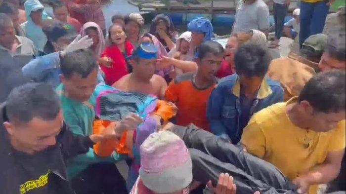 Iwanta Sembiring Terpeleset saat hendak Tangkap Ikan di Danau Toba ...