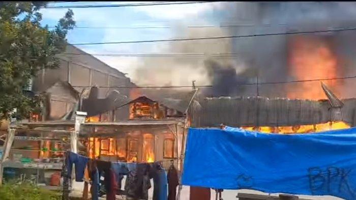 9 Rumah Terbakar di Parsoburan, Kerugian Diperkirakan Capai Rp 3 Miliar - Tribun-medan.com