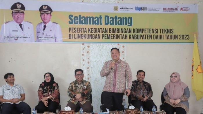 Bimtek Aplikasi e-Kinerja, Bupati Eddy Berutu: ASN Jangan Kaku Hadapi Perubahan - Tribun-medan.com