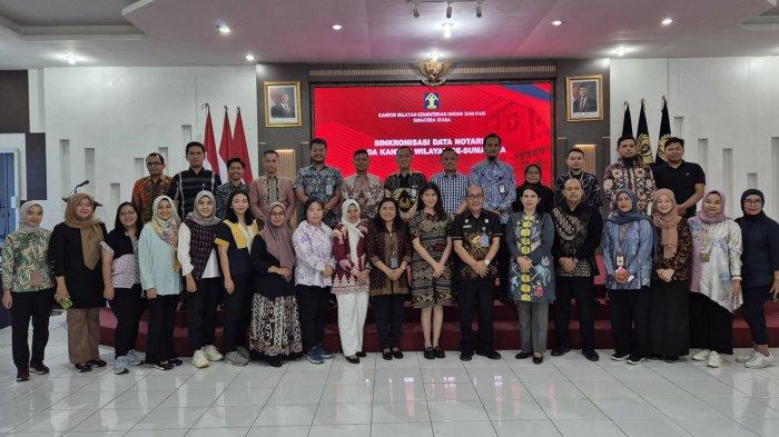 Kadiv Yankumham Kanwil Kemenkumham Sumut Tutup Kegiatan Sinkronisasi Data Notaris - Tribun-medan.com