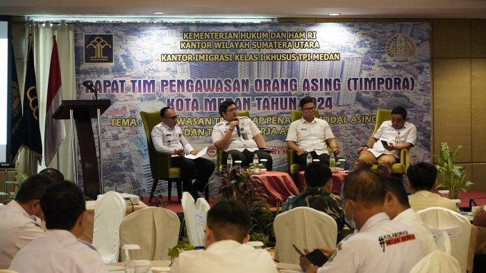 Imigrasi Medan Gelar Rapat TIMPORA Untuk Tingkatkan Pengawasan TKA dan Penanam Modal Asing ...