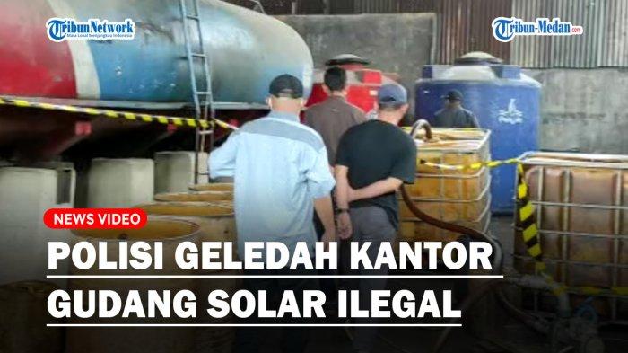 Polisi Geledah Kantor Pemilik Gudang Solar Ilegal yang Dibekingi AKBP ...