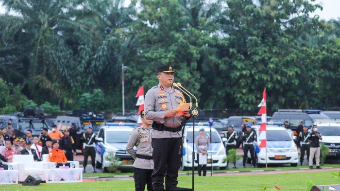 Kapolda Sumut Pimpin Gelar Pasukan Ops Mantap Brata 2023-2024 - Tribun-medan.com