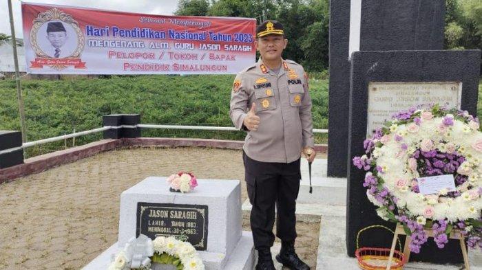 Mengenang Guru Jason Saragih, Kapolres Simalungun Ziarahi Tokoh ...