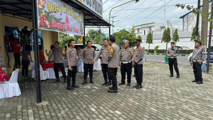 Ratusan Petugas Tim Gabungan Amankan Nataru di Kota Binjai, Ada 7 Pos ...