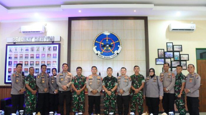 Kapolres Binjai Silaturrahmi ke Mako Yonarhanud11/WBY - Tribun-medan.com