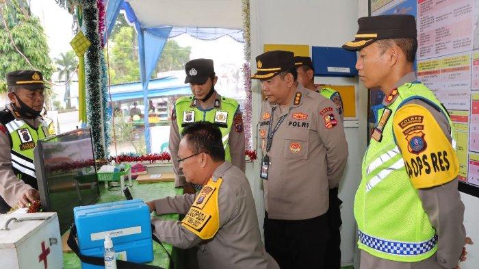 Kapolres Siantar Dampingi Tim Supervisi Cek Pos Yan Jalan Medan - Tribun-medan.com