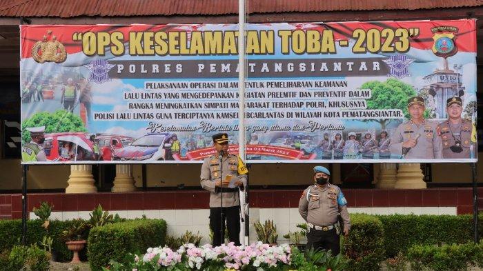 Ops Keselamatan Toba 2023, Kapolres Siantar Gelar Pasukan dan Sampaikan Ini - Tribun-medan.com