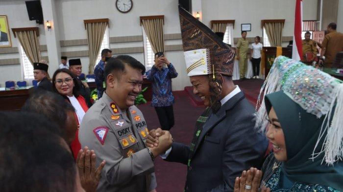 Kapolres Simalungun Hadiri Pengambilan Sumpah Pimpinan DPRD Simalungun Periode 2024-2029 ...