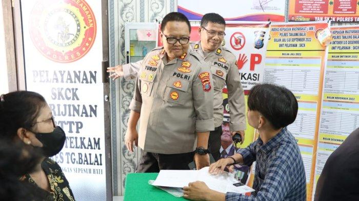 Kapolres Tanjungbalai Sidak Ruang Pelayanan, Pastikan Hal Ini - Tribun-medan.com