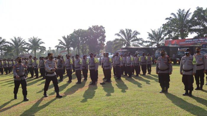 Kapolres Tebingtinggi Pimpin Apel Gelar Pasukan Operasi Mantap Huta Toba 2022 - Tribun-medan.com