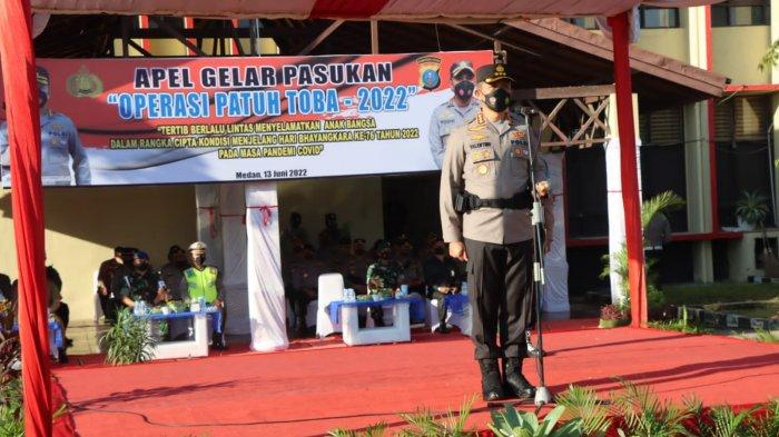 Kapolrestabes Medan Pimpin Apel Gelar Pasukan Ops Patuh Toba 2022 - Tribun-medan.com