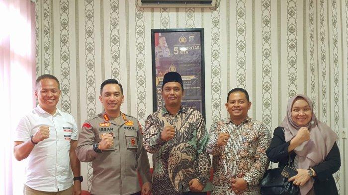 Kapolresta Deliserdang Terima Kunjungan Komisioner Bawaslu - Tribun-medan.com