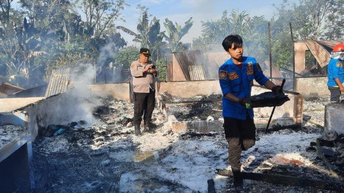 Tujuh Rumah Semi Permanen di Raya Simalungun Ludes Terbakar, Petugas Butuh 3 Jam untuk Padamkan ...