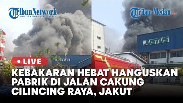 Pabrik Kimia di Cilincing Jakarta Utara Terbakar, 26 Unit Damkar ...