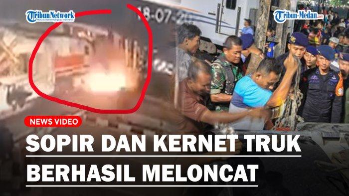 Sopir dan Kernet Berhasil Meloncat Ketika Kereta Api Brantas Menabrak Truk Kontainer - Tribun ...