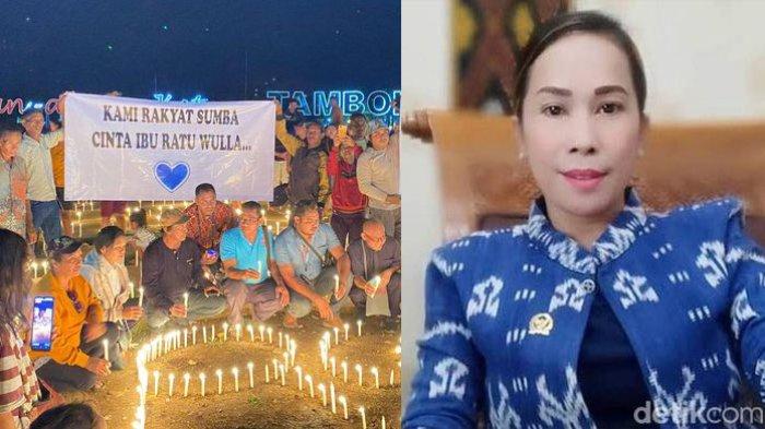 Kecewa Ratu Wulla Mundur Padahal Raih Suara Tertinggi, Warga Sumba Barat Daya Bakar 73.000 Lilin ...