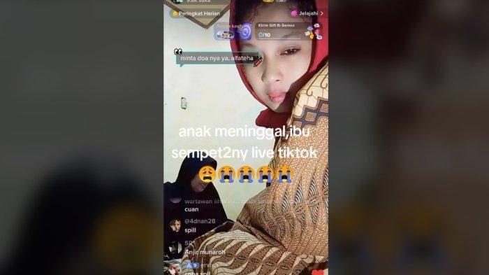 Kelakuan Mama Muda Bikin Geram, Live TikTok Saat Anak Sedang Kejang hingga Meninggal: Demi Gift ...