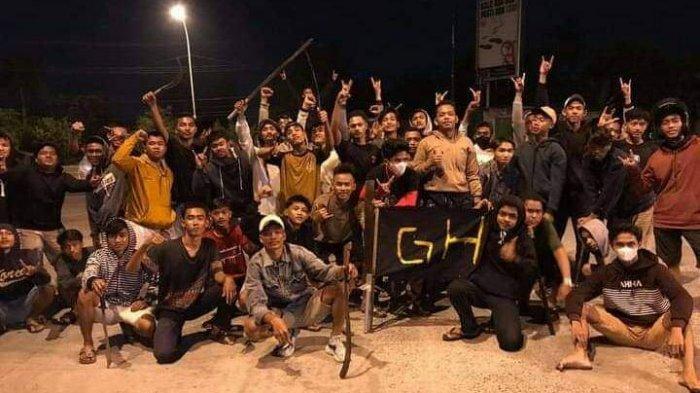 BEREDAR Foto Diduga Geng Motor Asal Lubukpakam Tunjukkan Diri Setelah ...